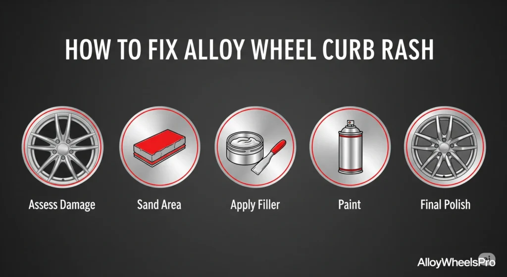 How to Fix Alloy Wheel Curb Rash: A Step-by-Step DIY Guide - Driving ...